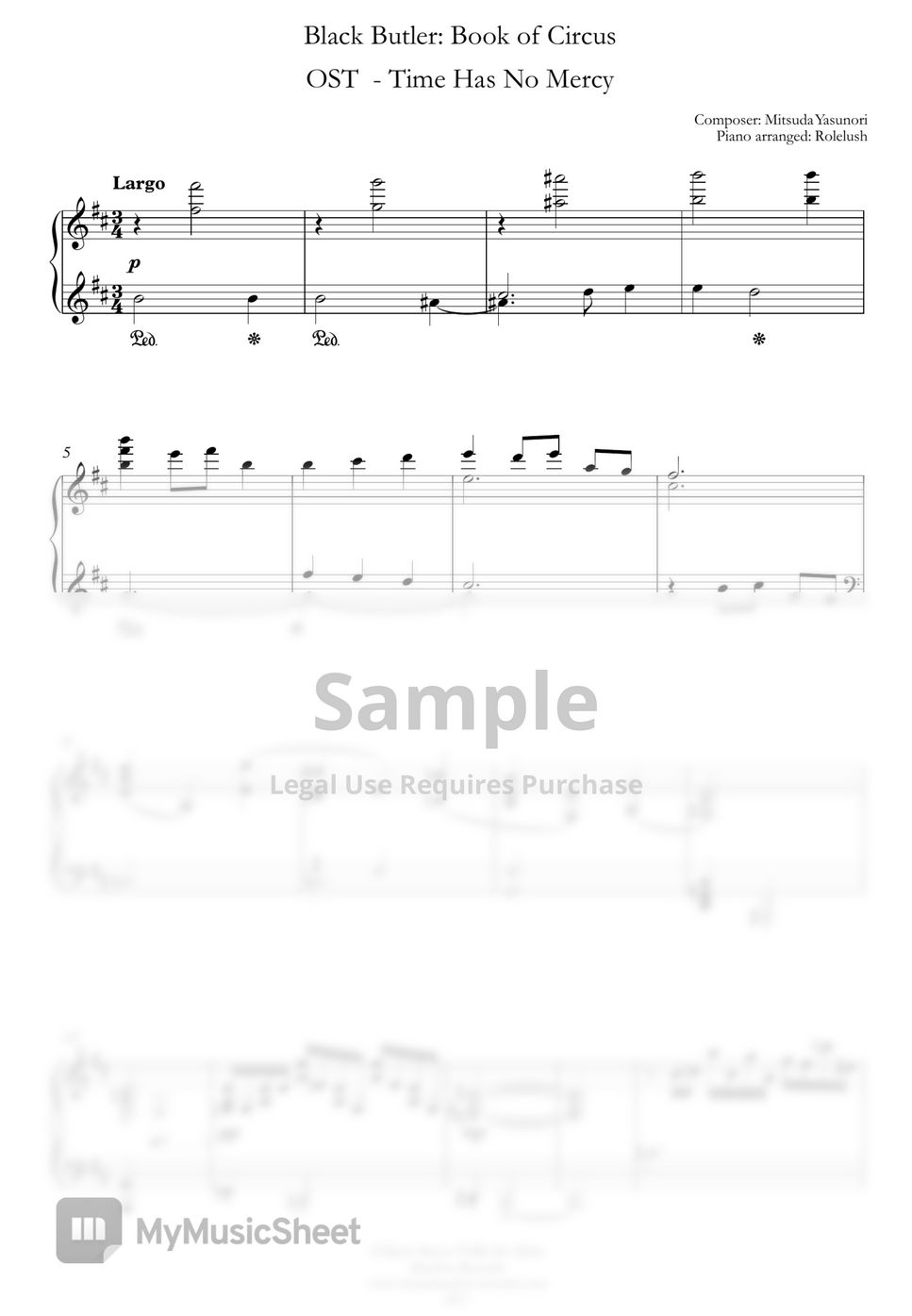 Mitsuda Yasunori - Black Butler (Kuroshitsuji): Book of circus OST ...