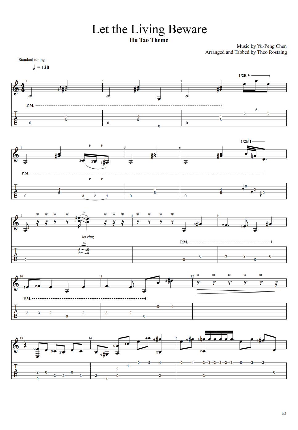 Yu-Peng Chen - Let the Living Beware | Hu Tao Theme from Genshin Impact ...