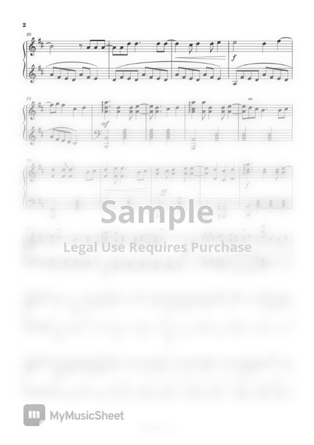 Hey!Say!JUMP - Fate or Destiny (Love Dissonance) by harmony piano Sheet ...