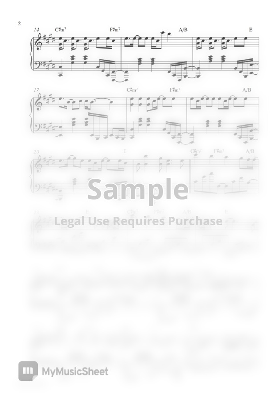 Bts Dynamite Piano Sheet By Pianella Piano Sheet