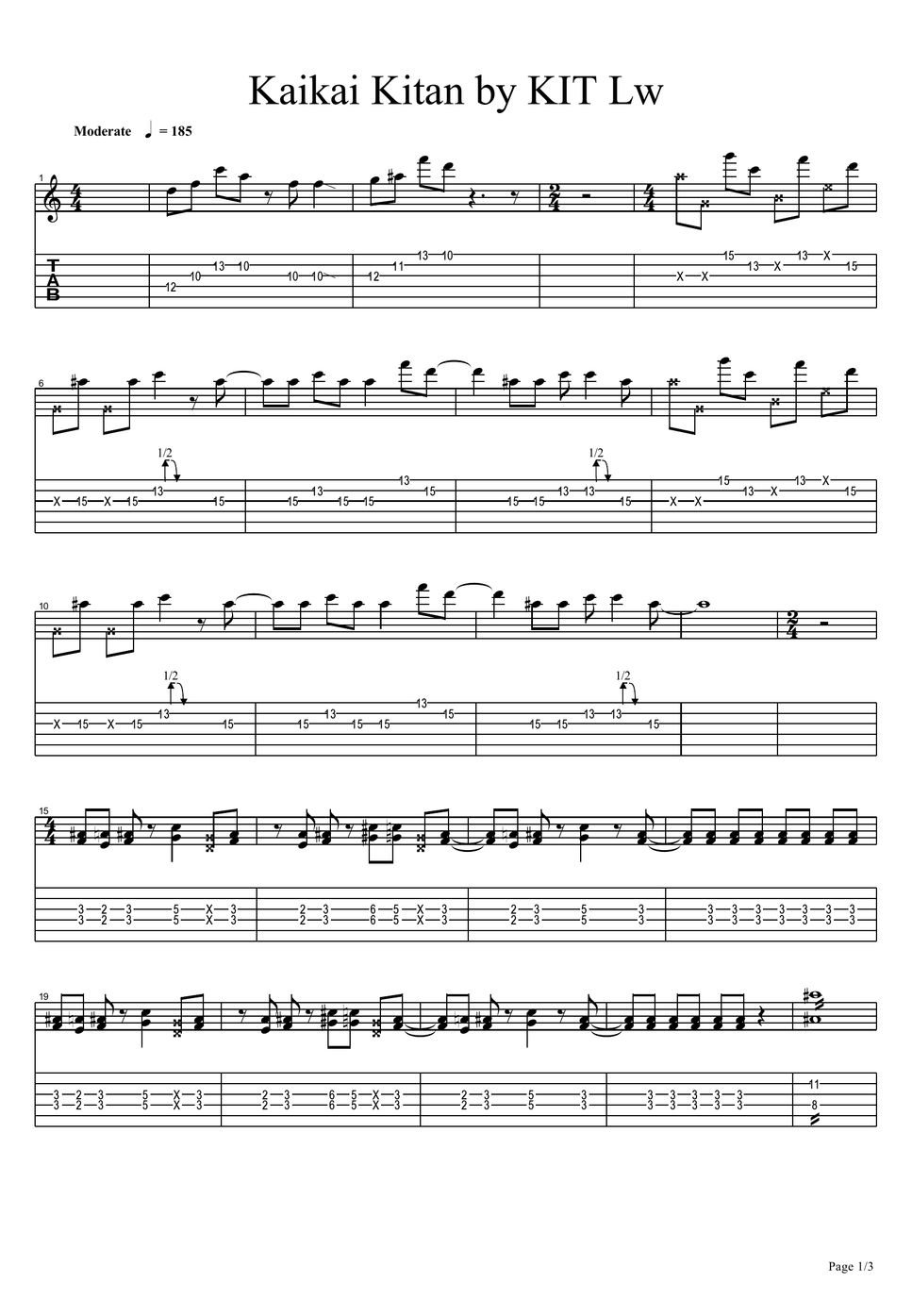 Eve - Kaikai Kitan TAB by KIT Lw