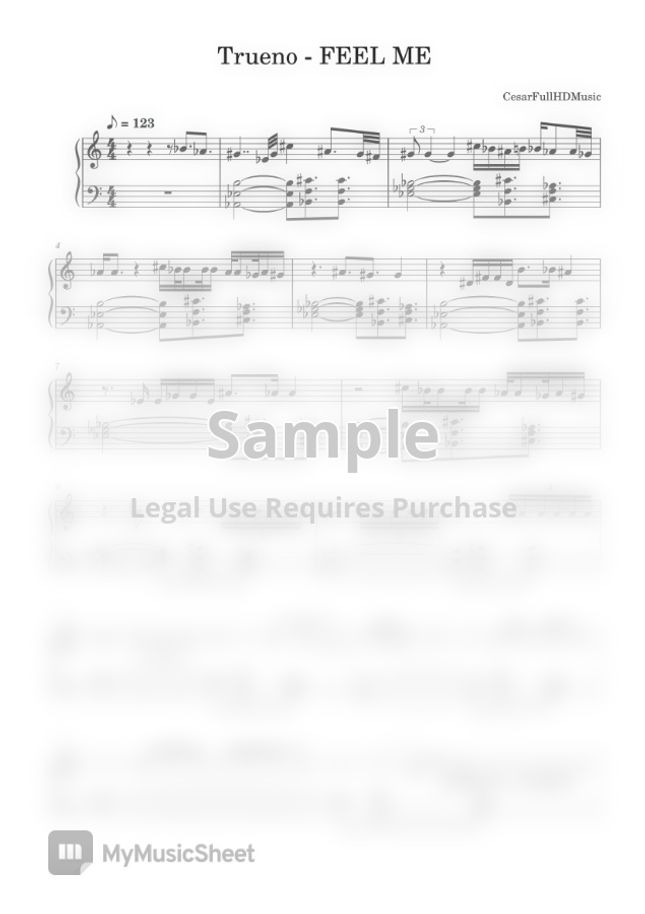 Trueno - FEEL ME Sheet Music